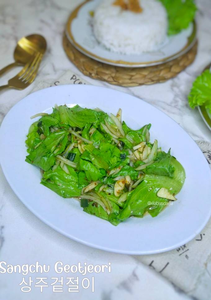 Resep Sangchu Geotjeori 상주겉절이 oleh Bunda Ela - Cookpad