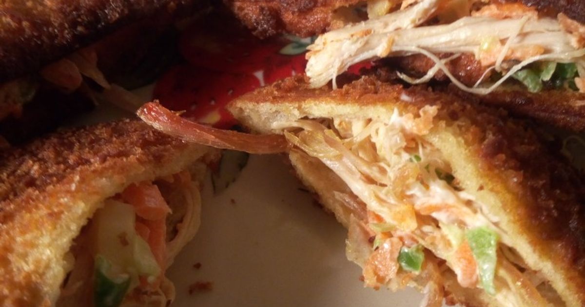 Tasty Bread Pockets Snacks (With Chicken Filling) Recipe by Uboho - Cookpad