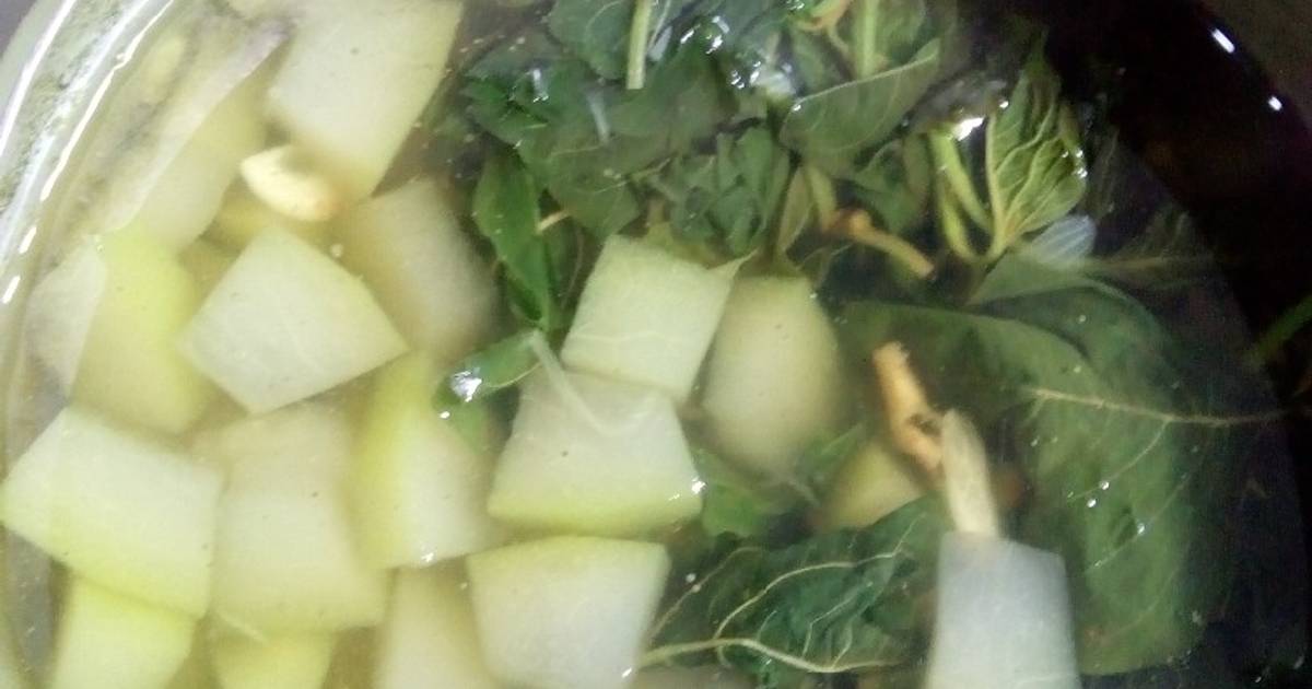 Resep Sayur Bening Bayam Labu oleh Dapur Oziq - Cookpad