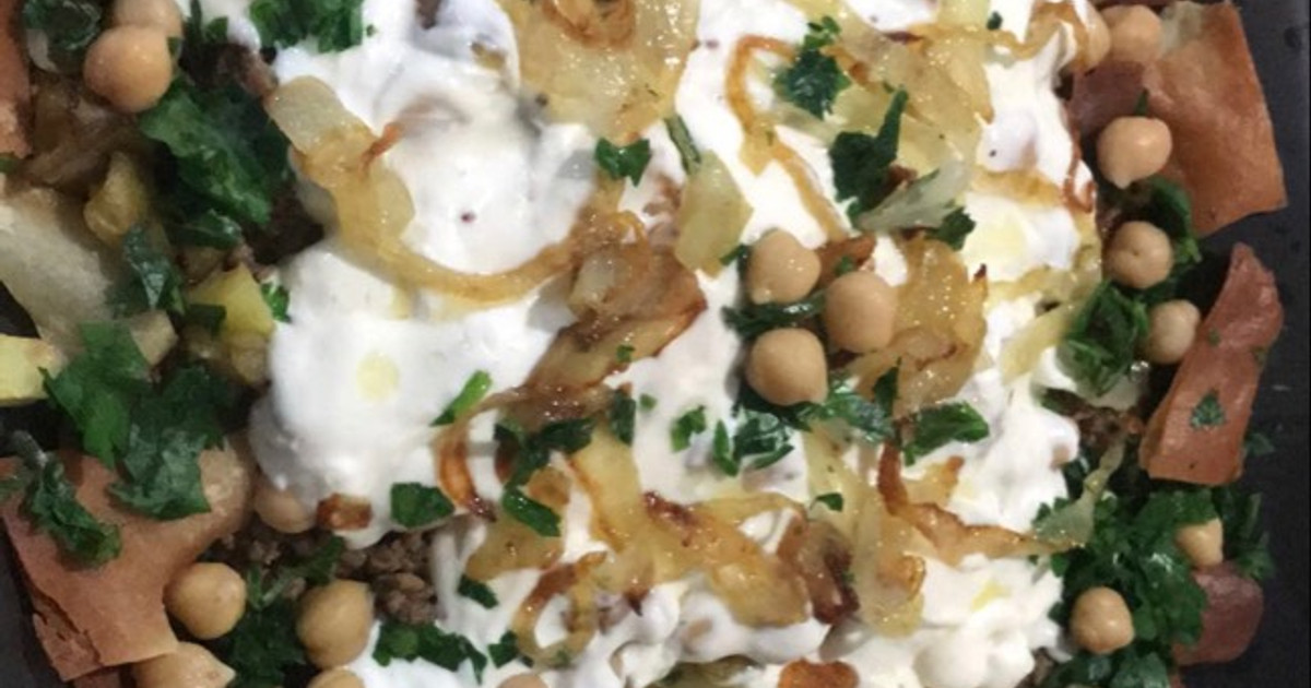 Fatta With Mince Recipe by randa mtheyab - Cookpad