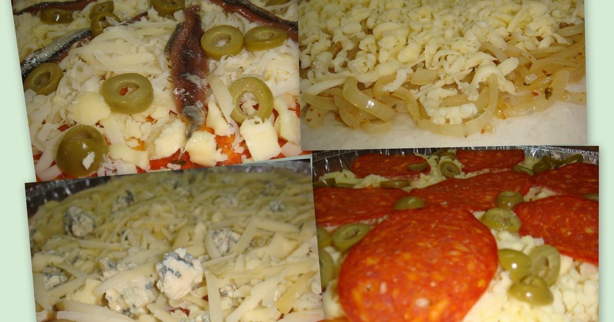 4 Variedades De Pizza Receta de Norali