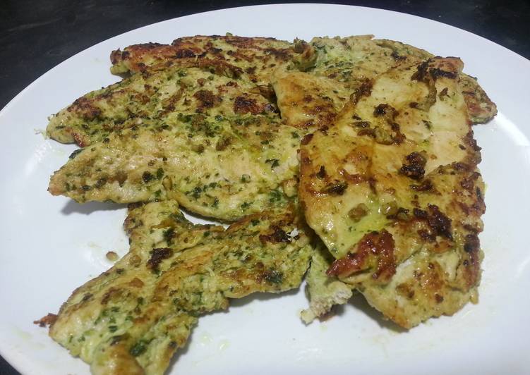 Pechugas pesto Receta de Becky- Cookpad