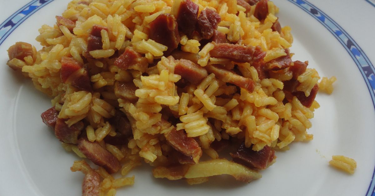 Arroz Con Jamón, Beicon Y Sobrasada Receta de Carmem- Cookpad