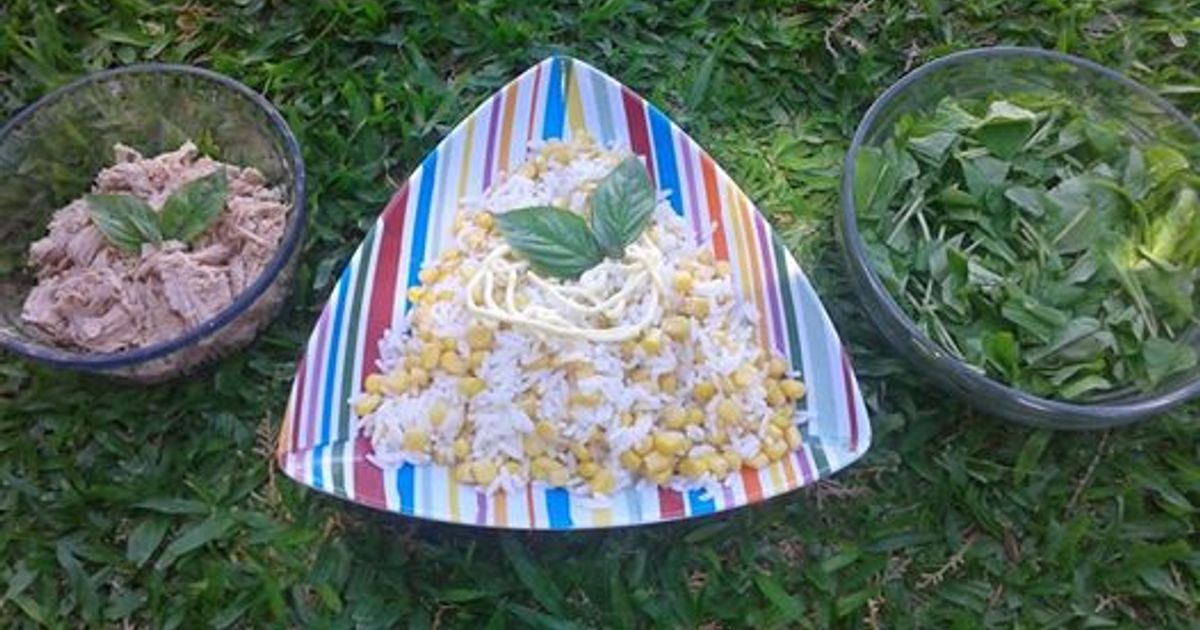 Ensalada De Choclo, Atún, Arroz, Rúcula Y Mayonesa Receta de ...