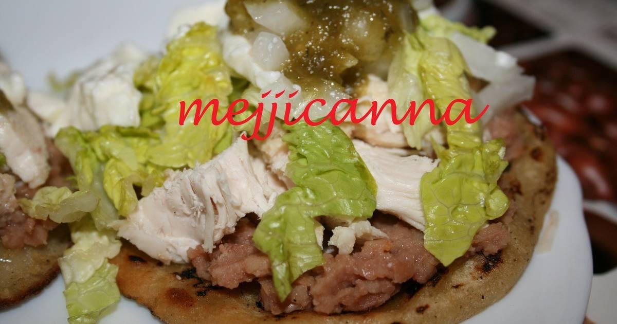 Sopes Receta de mis-recetas- Cookpad