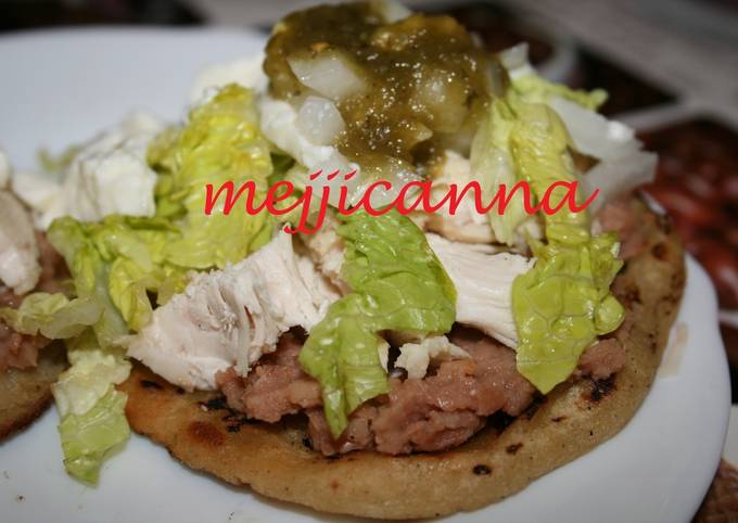Sopes Receta de mis-recetas- Cookpad
