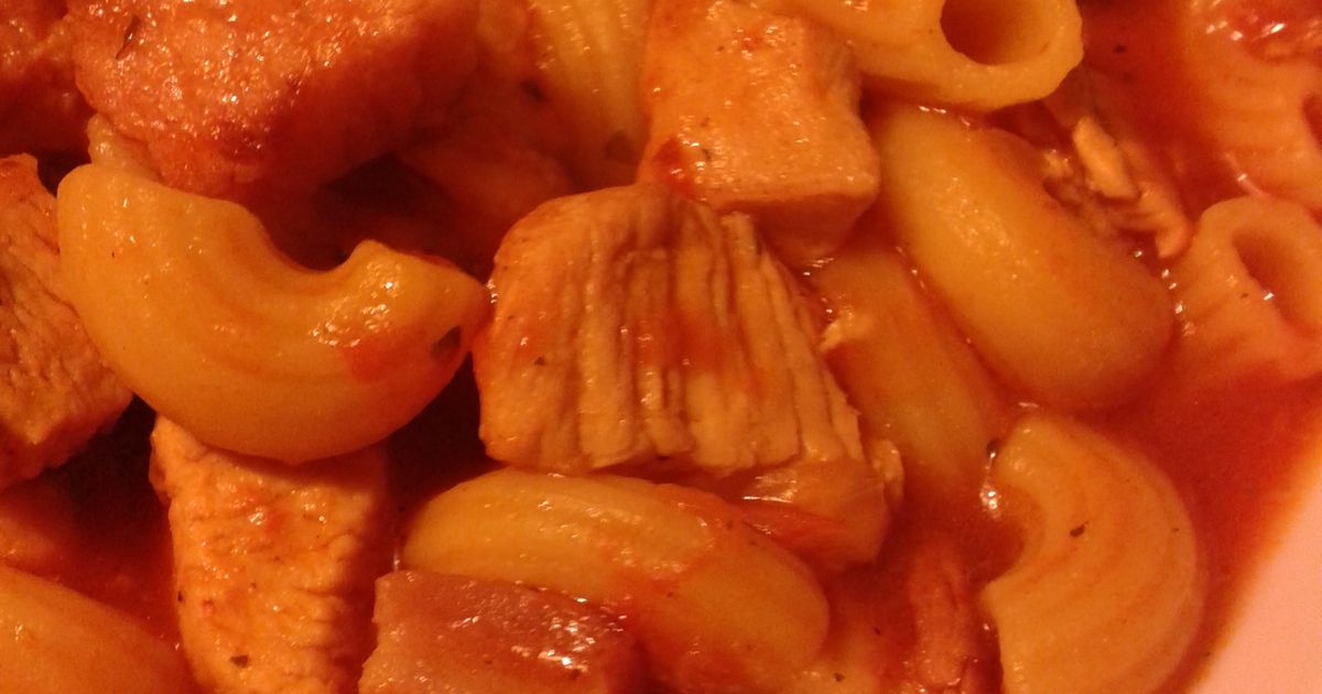 Coditos carne tomates - 72 recetas caseras- Cookpad