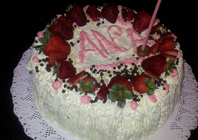 Torta de cumpleaños Receta de chicaderosa- Cookpad