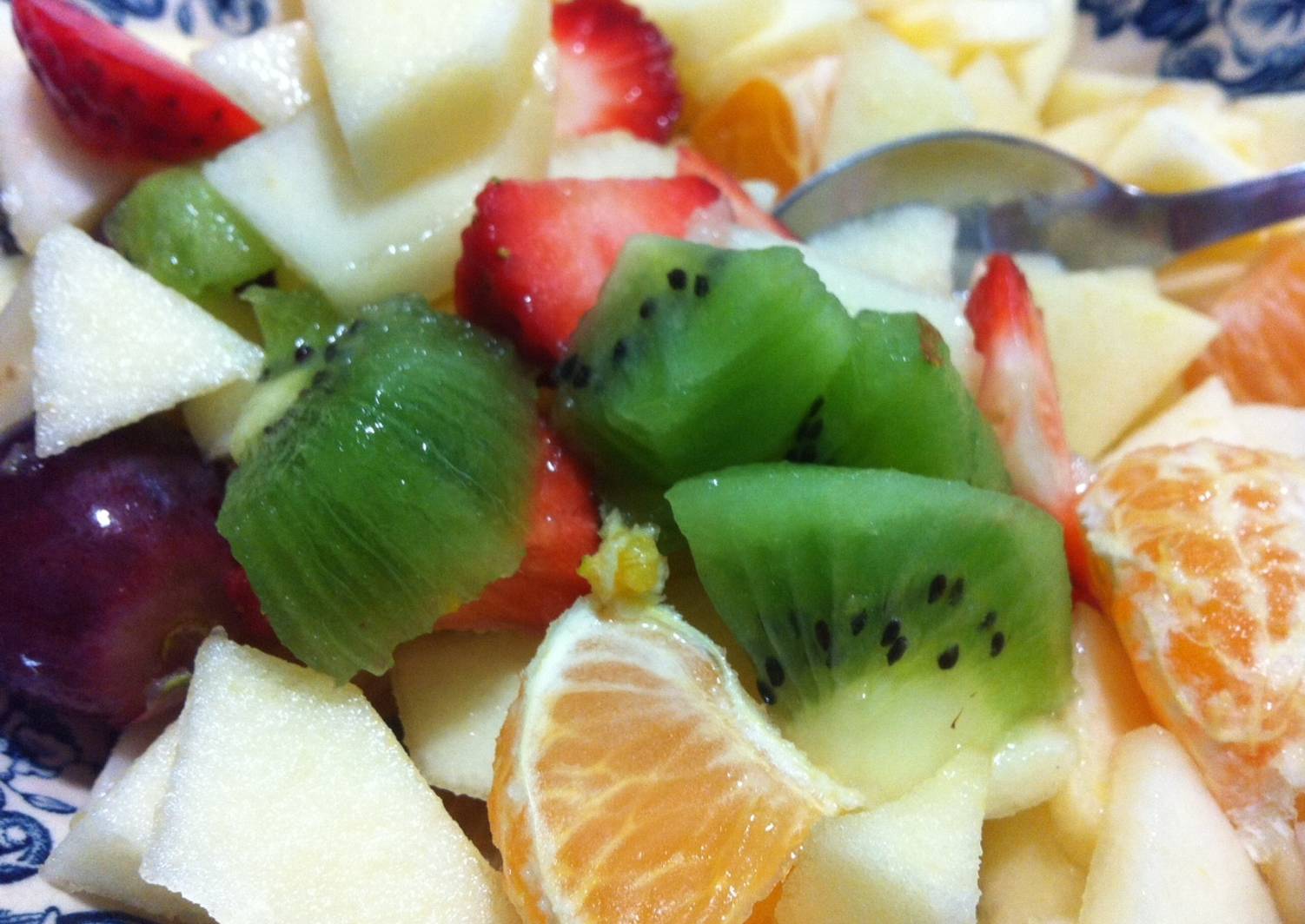 Macedonia o ensalada de frutas Receta de mis-recetas - Cookpad