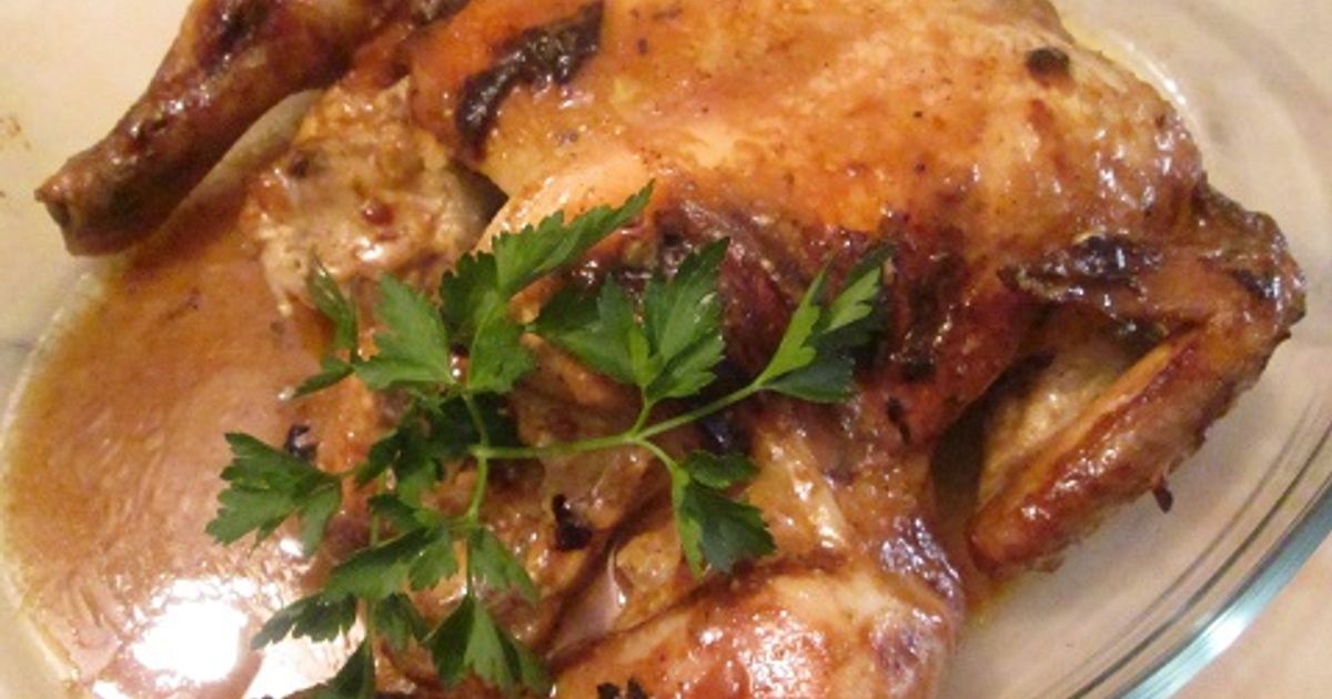 Pollo A La Mostaza Horneado Receta de Gabriela Diez- Cookpad