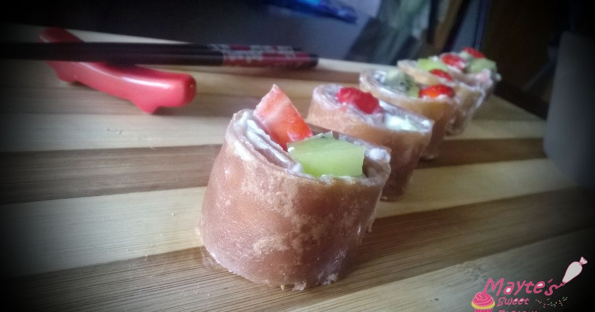 "Sushi Dulce" Receta de Mayte Sweet- Cookpad