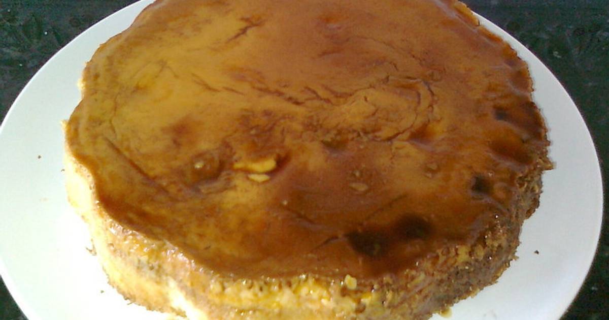 Pastel flan de coco Receta de ma dolors- Cookpad
