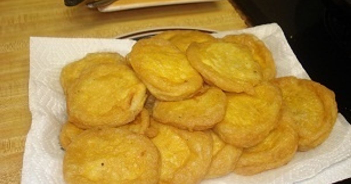 Tortitas De Papa Lampreadas En Huevo Receta de VELIA AGUIRRE - Cookpad