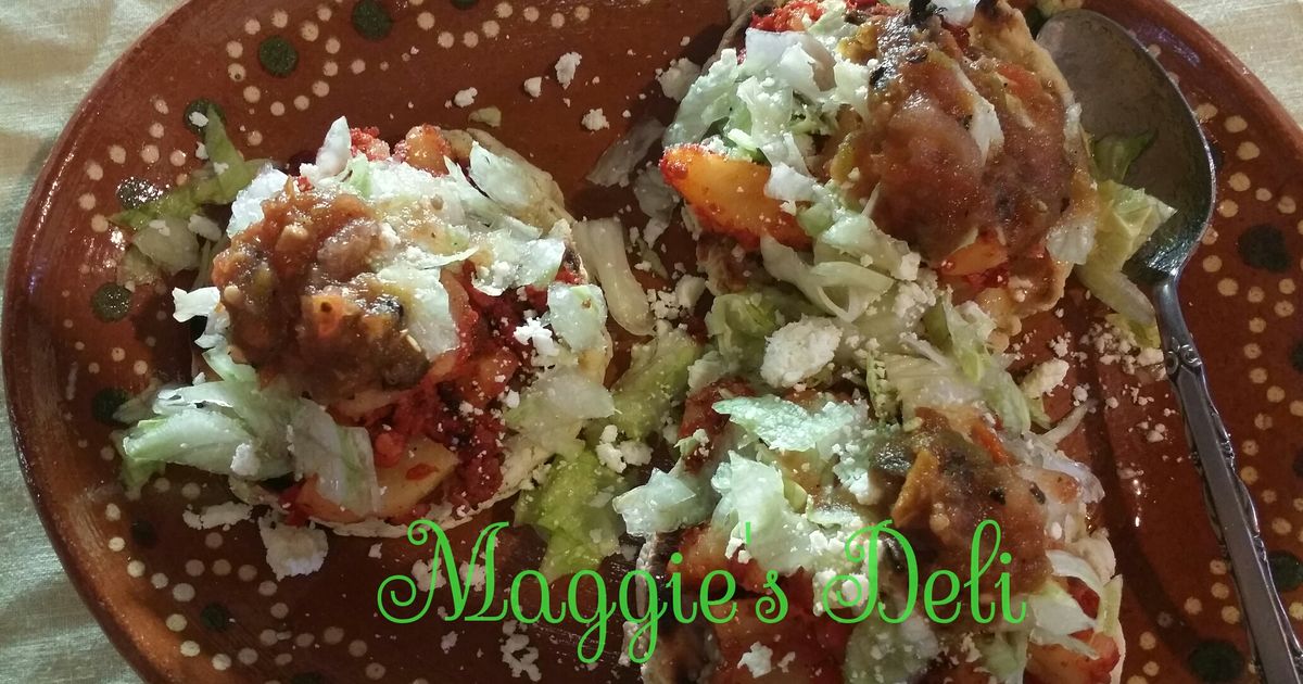 Sopes With Chorizo And Potato Recipe by Maggie - Cookpad