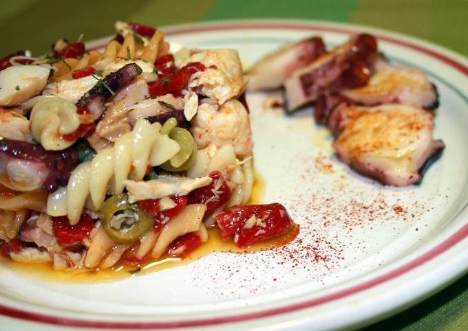 Ensalada de pasta con "restos" Receta de oliveiravarela- Cookpad