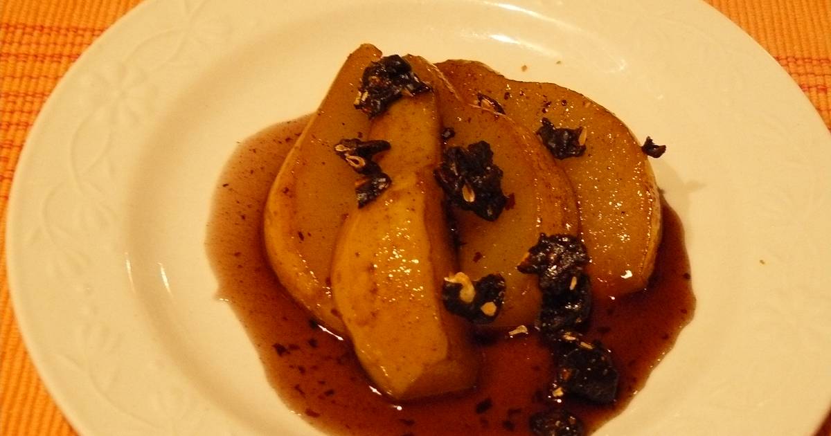 Peras caramelizadas - 28 recetas caseras- Cookpad