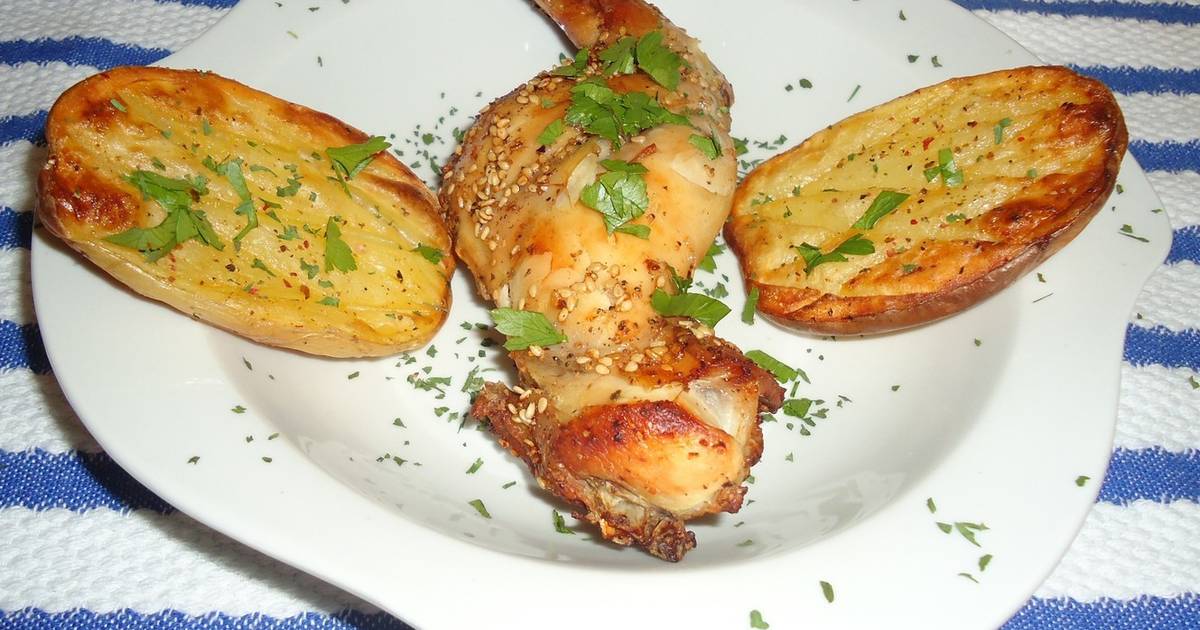 Conejo asado con sésamo y perejil Receta de carme castillo- Cookpad