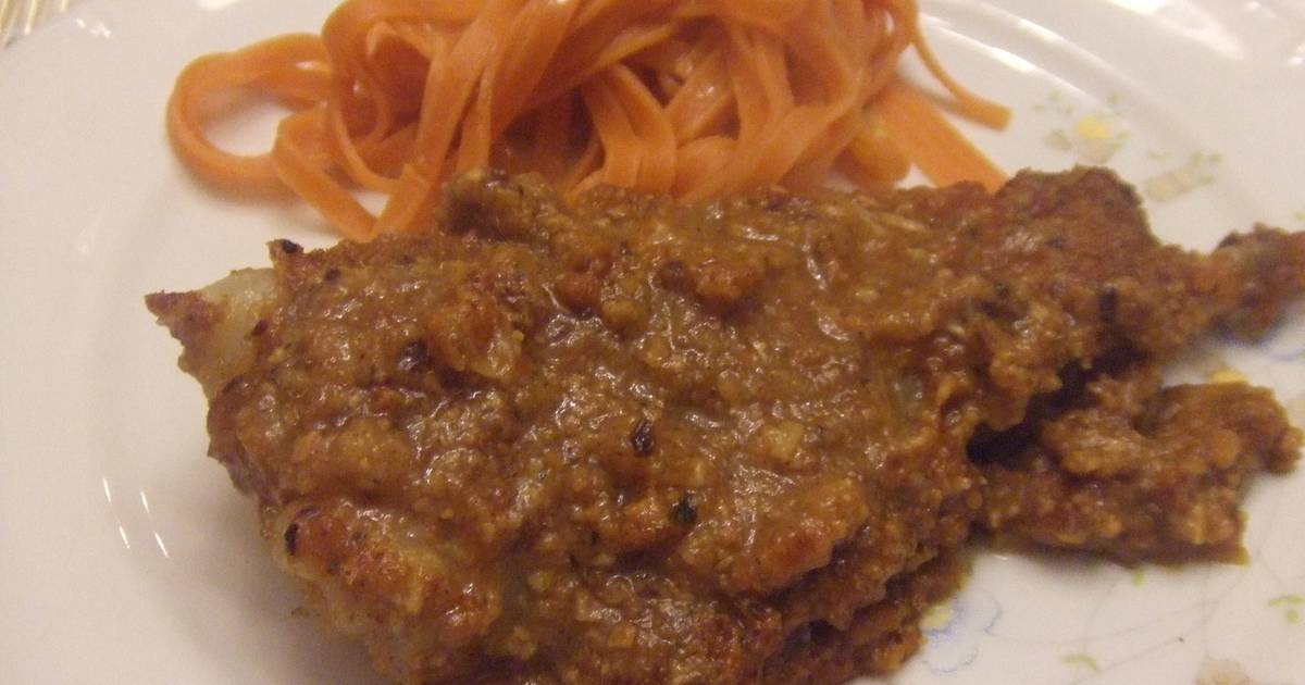 Colitas de rape con almendras Receta de Cuqui Bastida- Cookpad