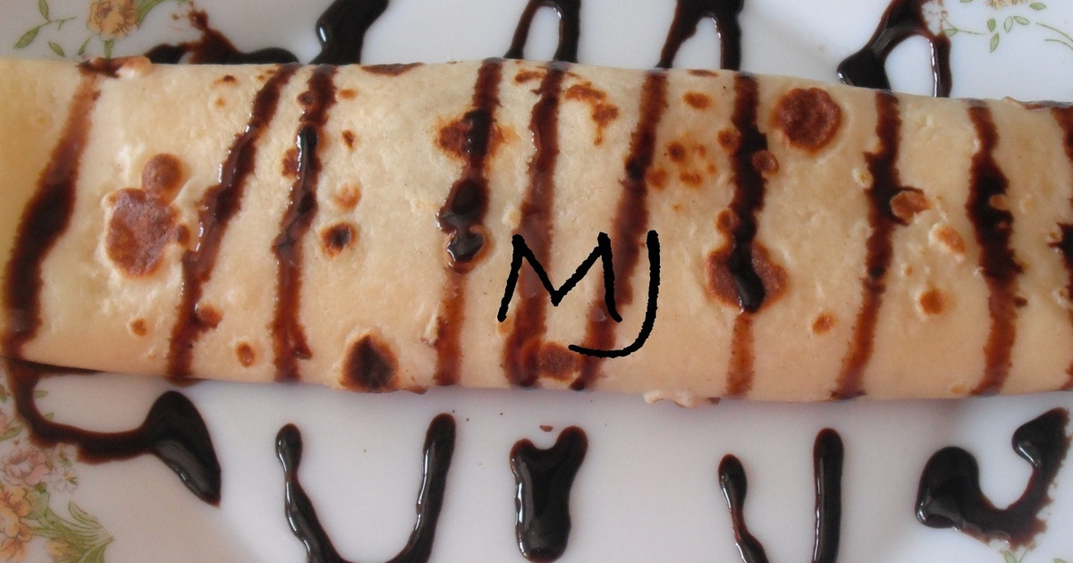 Creps De Jamon, Queso Crema Y Chocolate Derretido Receta de Maggie- Cookpad