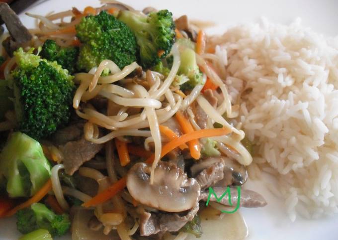 Chop suey de ternera Receta de Maggie- Cookpad