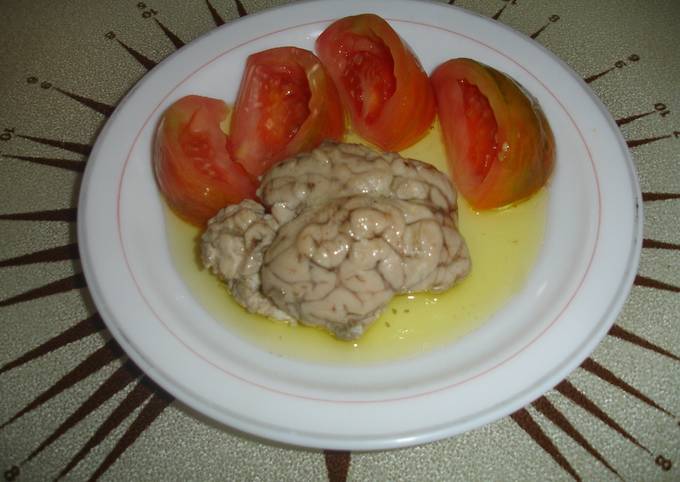 Seso de cordero Receta de Kiko- Cookpad