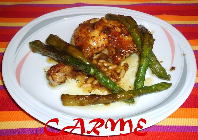 Pollo al horno con manteca y vino rancio Receta de carme castillo- Cookpad