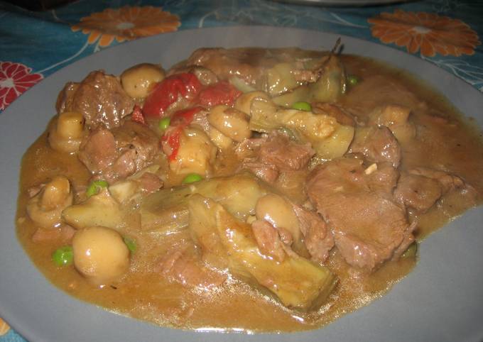 Cerdo guisado con cerveza Receta de esther- Cookpad