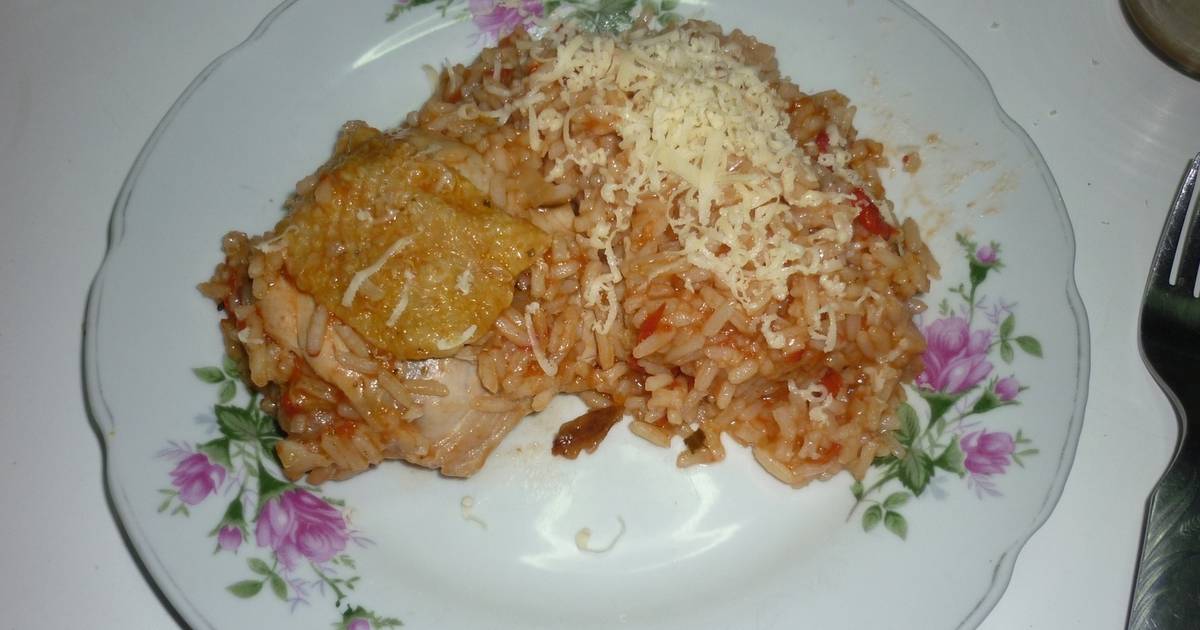 Guiso de arroz con pollo casero Receta de GRINGA- Cookpad