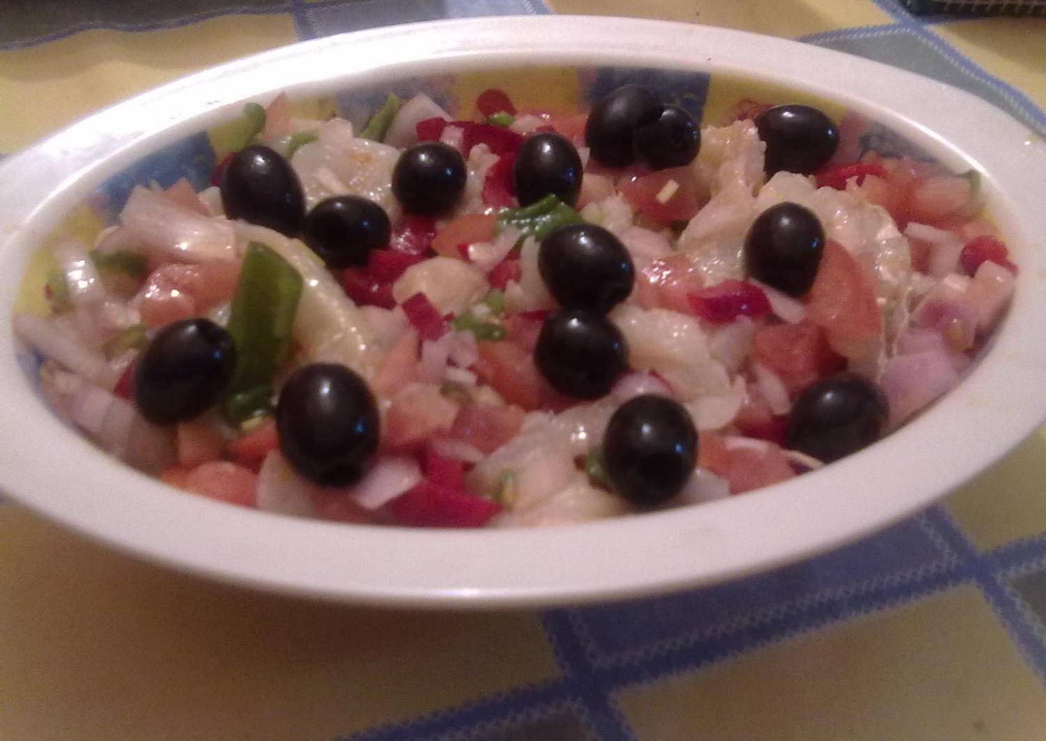 Esqueixada de bacalao casero Receta de esther- Cookpad