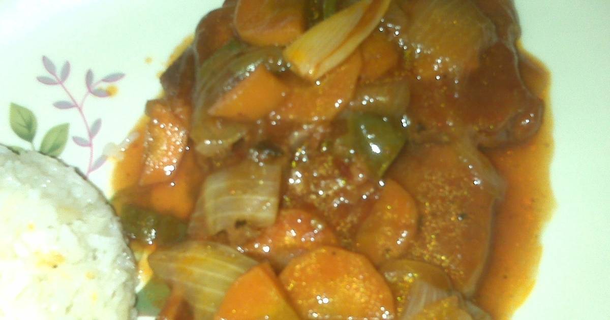 Chuletas de cerdo en salsa dulce - 35 recetas caseras- Cookpad