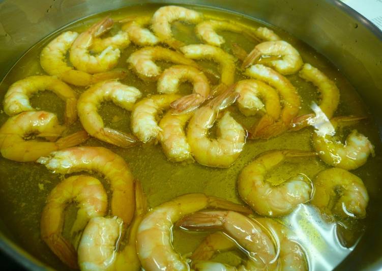 Confitar langostinos Receta de milandebrera- Cookpad
