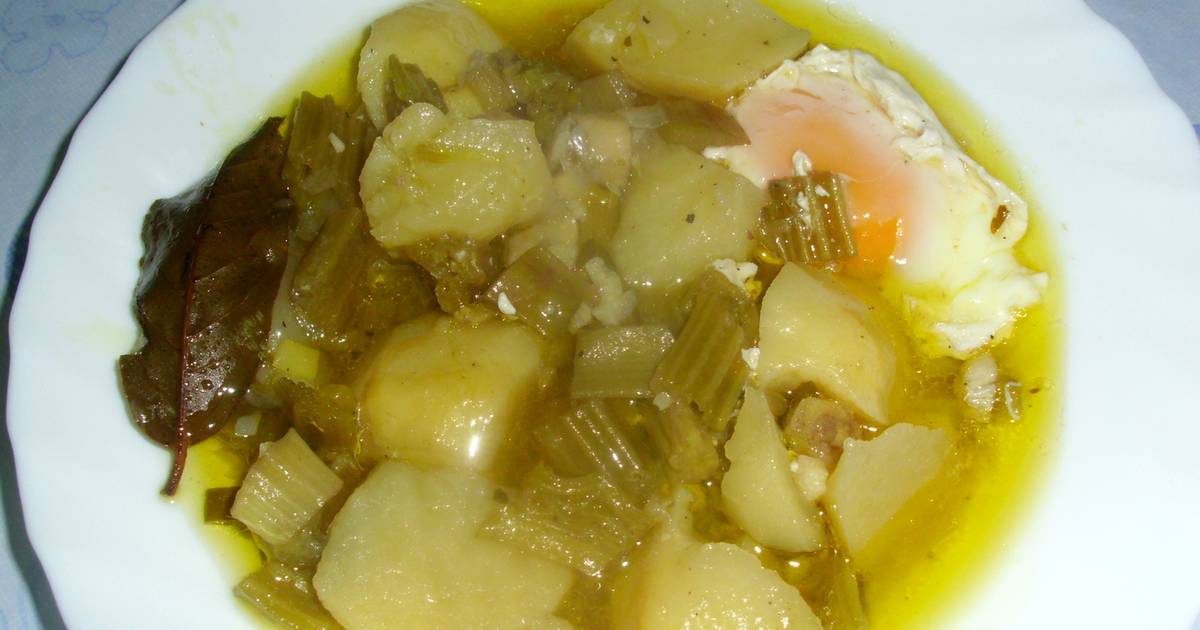 Patata con cardillo Receta de marrongal- Cookpad