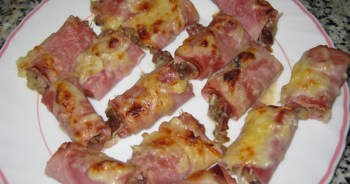 Rollitos De Jamón Gratinados Receta de Carmem- Cookpad