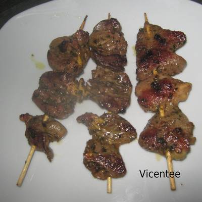 Pincho de corazones Receta de vicentee- Cookpad