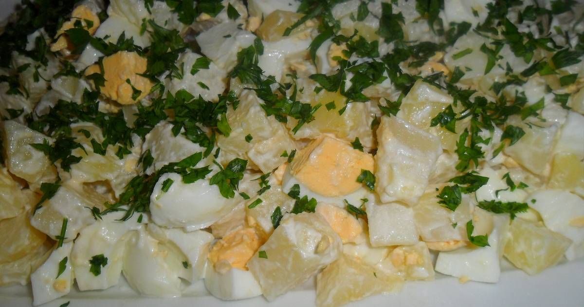 Ensalada de papas con mayonesa y perejil - 68 recetas caseras- Cookpad