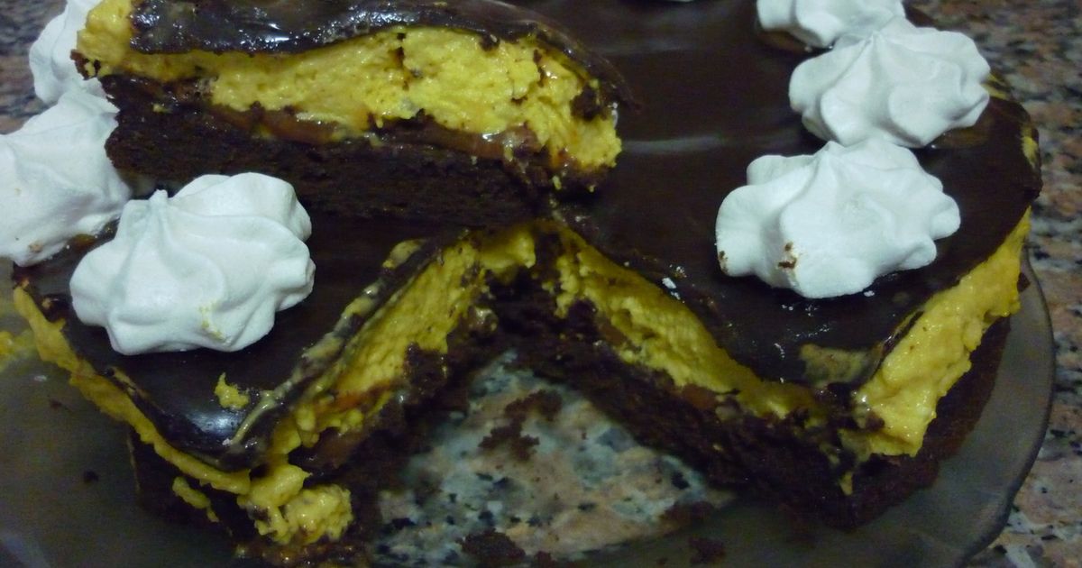 Torta Mousse De Chocolate, Sin Harina Y Con Mousse De Sambayón Receta ...