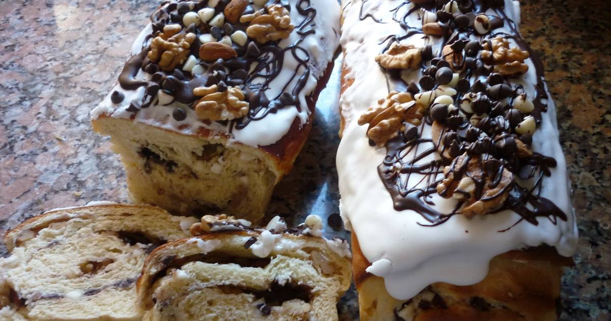 Pan dulce navideño relleno arrollado casero Receta de GRINGA- Cookpad