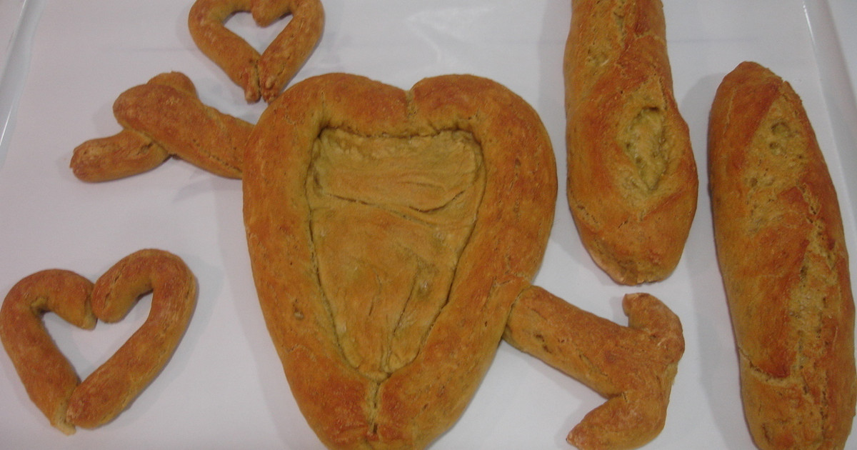 Pan San Valentín Receta de Kiko- Cookpad