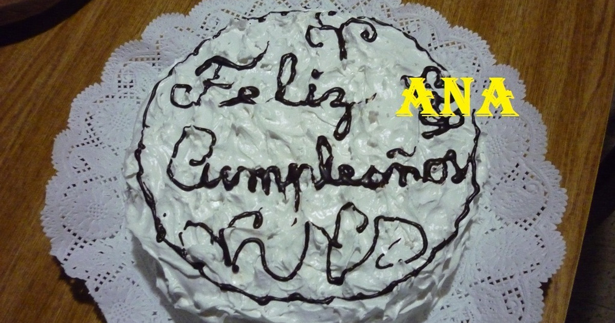 Torta De Cumpleaños Fácil Receta de GRINGA