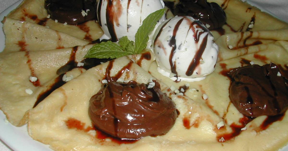 Crepas con helado - 20 recetas caseras- Cookpad