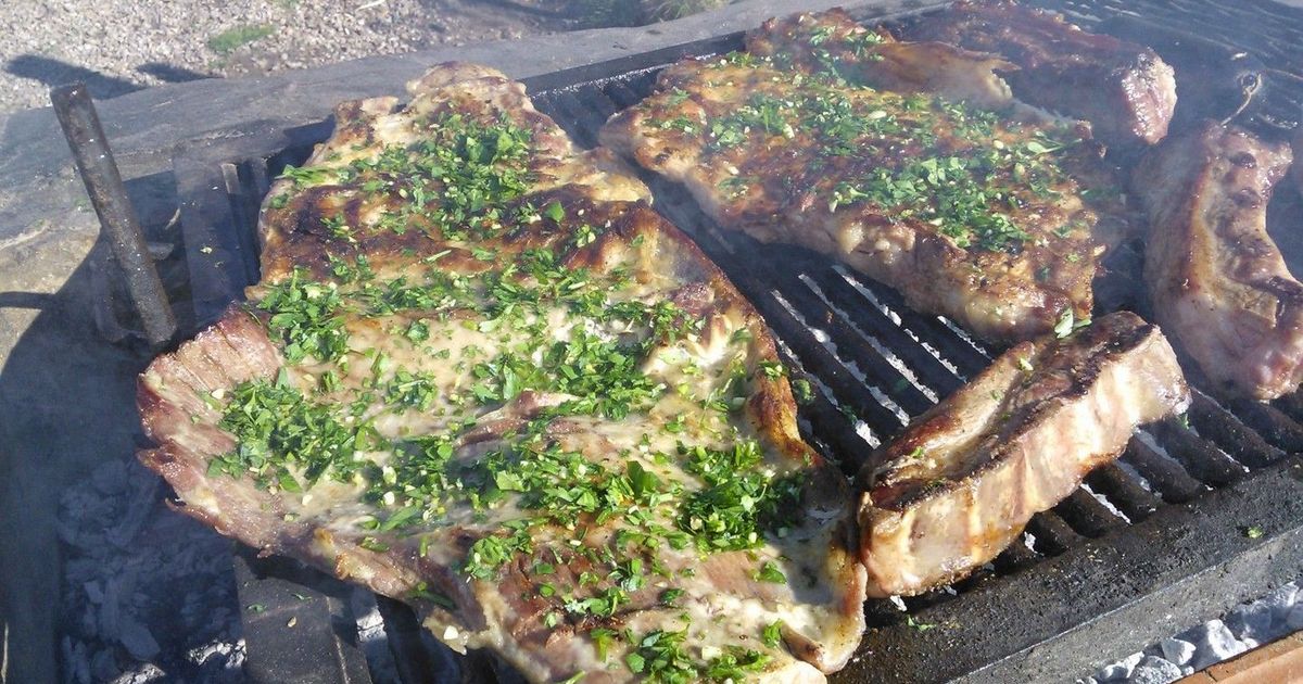 Asado A La Parrilla De Matambre De Vaca A La Provenzal Tiernísimo ...