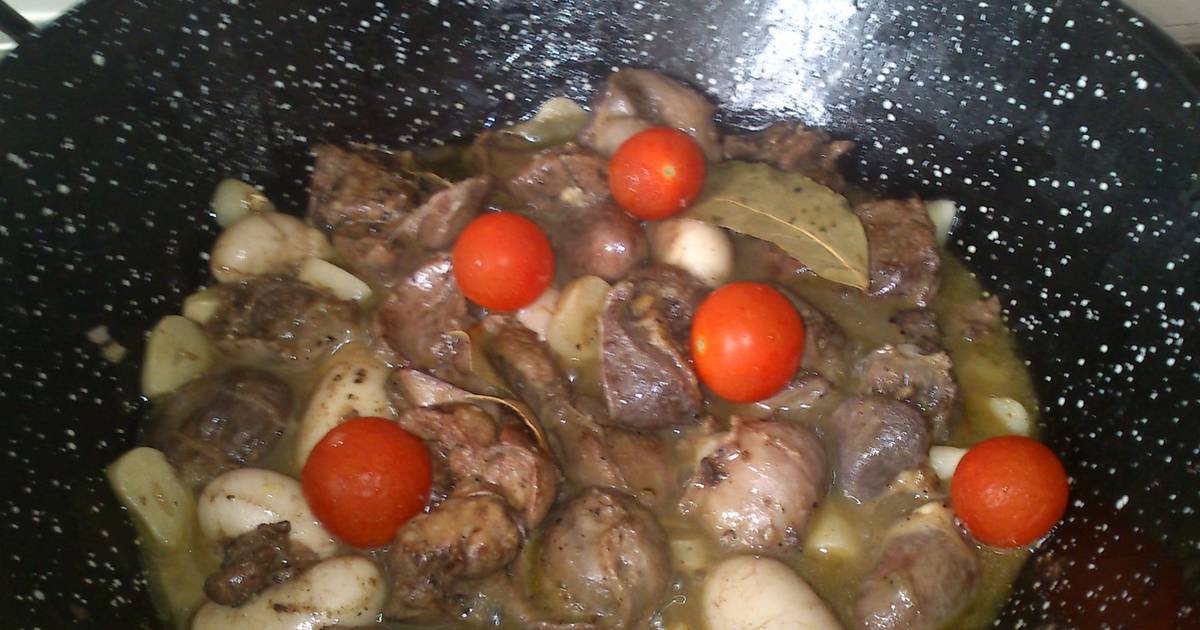 Menudillo con tomatitos cherri Receta de marrongal- Cookpad