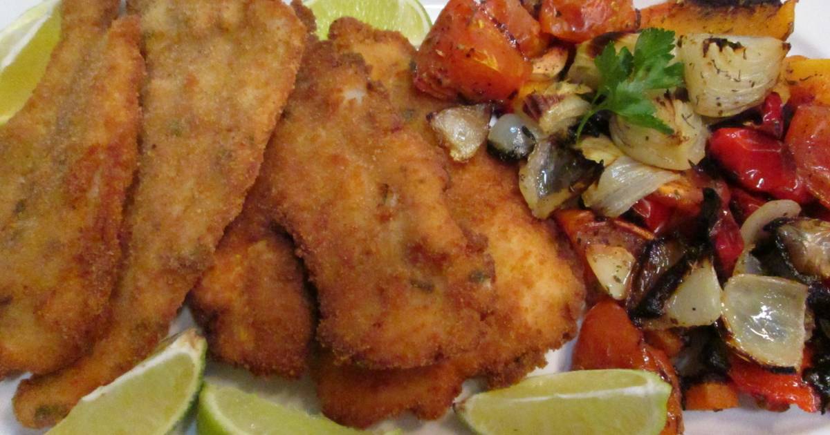 Merluza rebozada con pan rallado - 19 recetas caseras- Cookpad