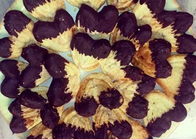Mini palmeras de chocolate Receta de AmpaPastor- Cookpad