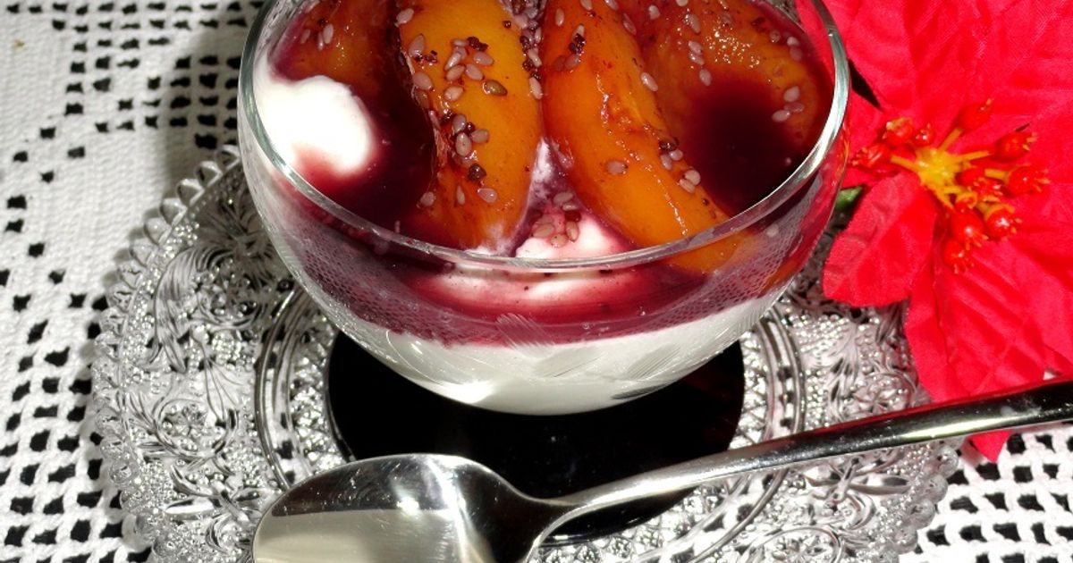 Melocotones Light Con Especies Al Vino Tinto Receta de carme castillo ...