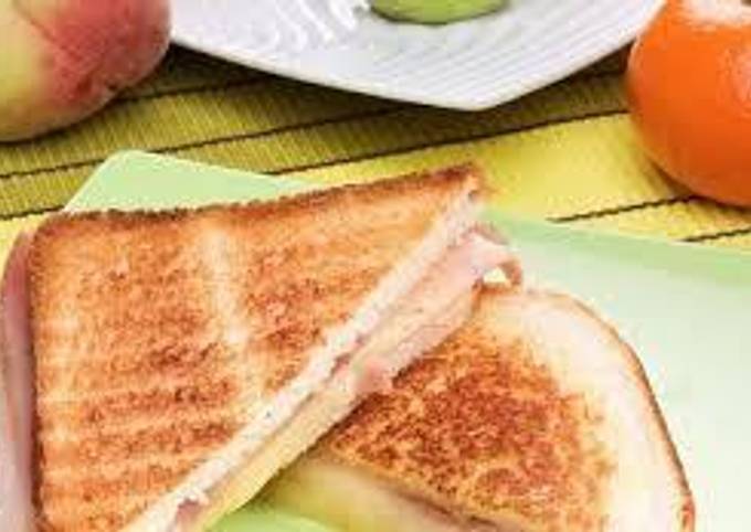 Emparedado de jamón y queso Receta de miribella- Cookpad