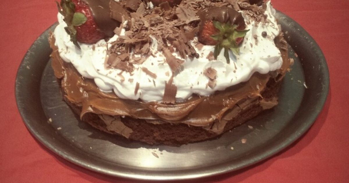 Torta Brownie Con Frutillas Bañas En Chocolate Receta de chicaderosa ...