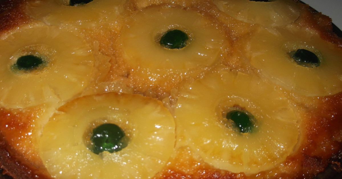 Torta Invertida De Ananá Receta de marianrossi- Cookpad