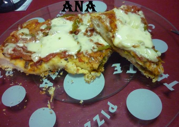 Calzones rellenos con tres quesos y paleta cocida caseros Receta de ...