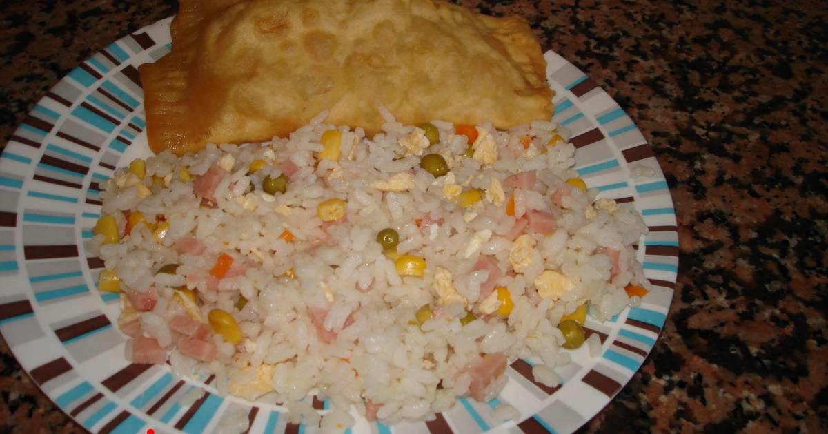 Rollitos primavera de pollo con arroz tres delicias Receta de ...